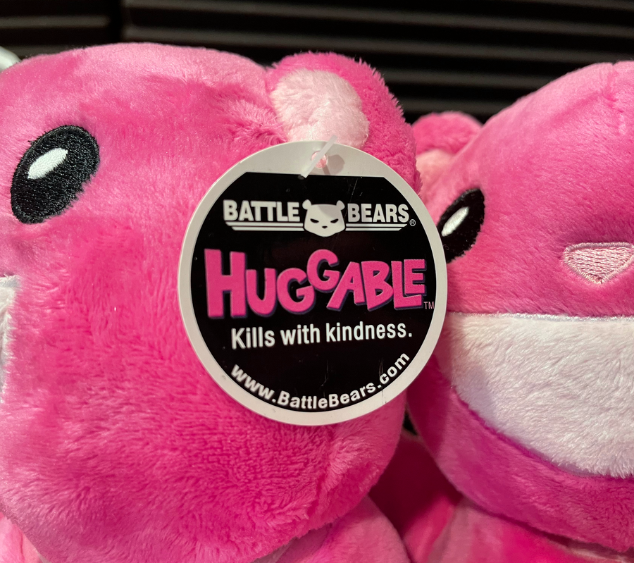 Pink Huggable Bear Plushie – Battle Bears